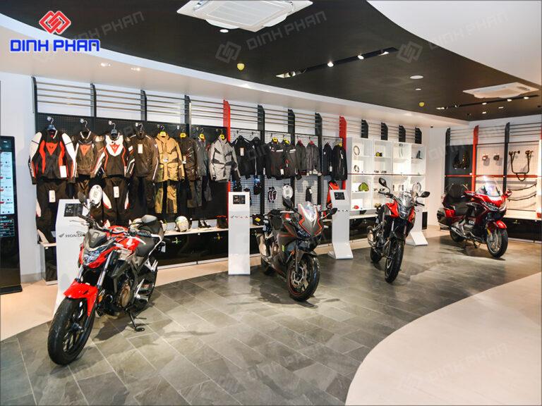 Thiết Kế Showroom Xe Máy Đẹp Theo Yêu Cầu
